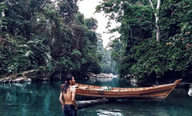 10 Gambar Tangkahan Langkat Medan, Wisata Stabat Sumatera Utara Jalan ...